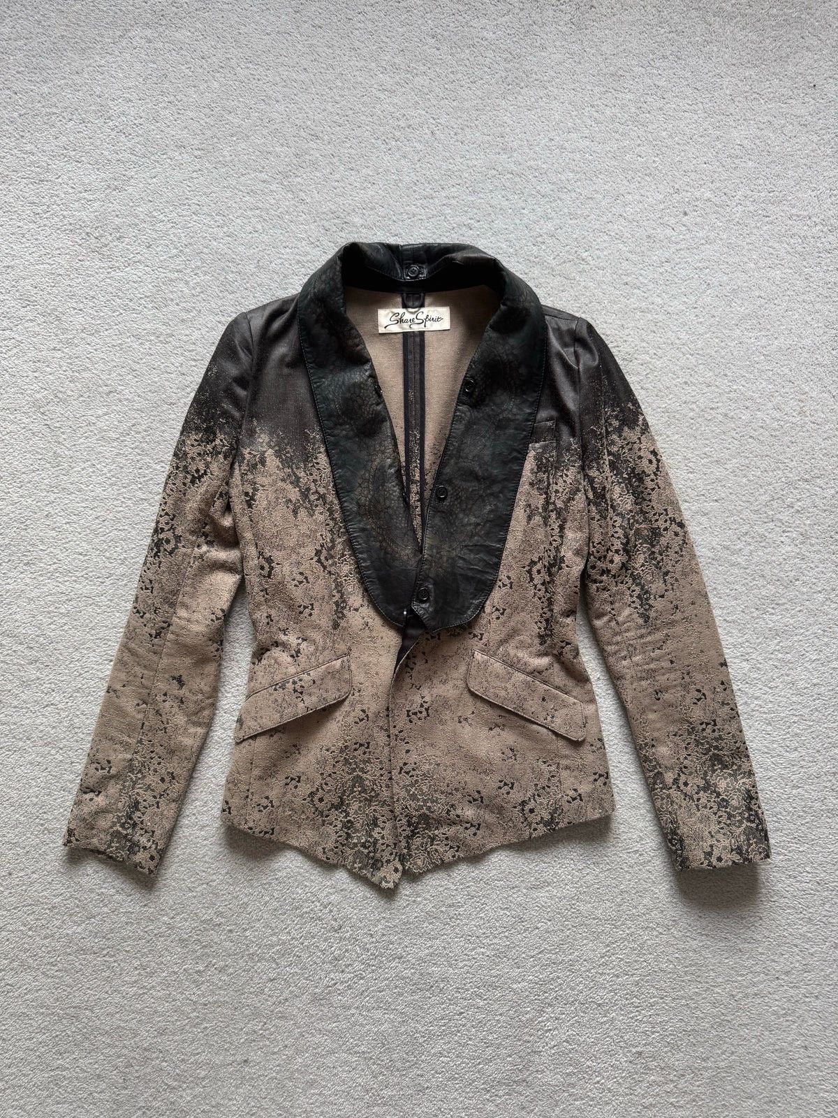 Share Spirit Homme SHARE SPIRIT 00s GENUINE LAMBSKIN LEATHER JACKET ...