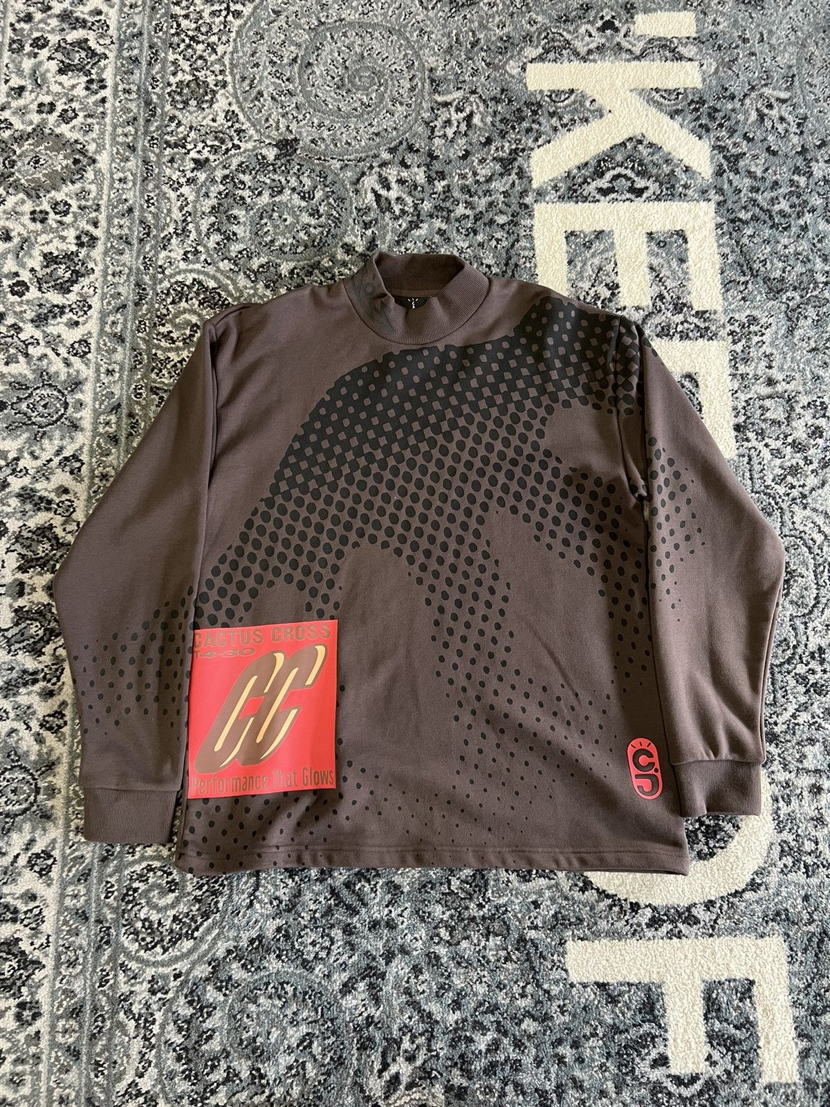 Travis Scott Travis Scott Cactus Jack Sport Turtle Neck Long Sleeve ...