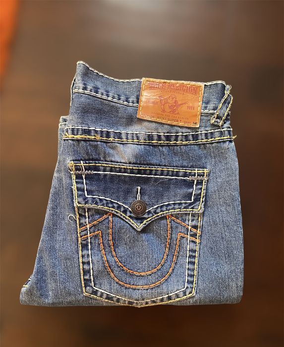True Religion Vintage Thick Stitched True Religion Jeans | Grailed