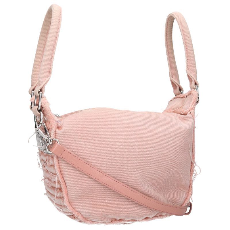 Diesel Rhinestone logo distressed denim 2-way shoulder bag | Grailed