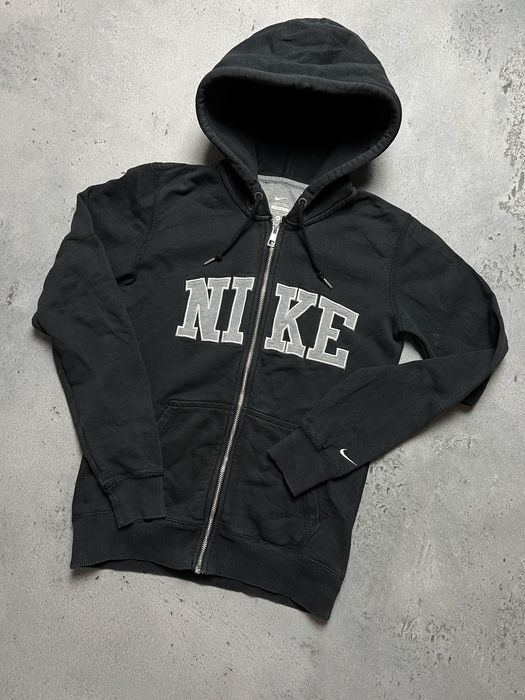 Nike Zip-Hoodie Nike Vintage center logo swoosh hype Travis Style | Grailed
