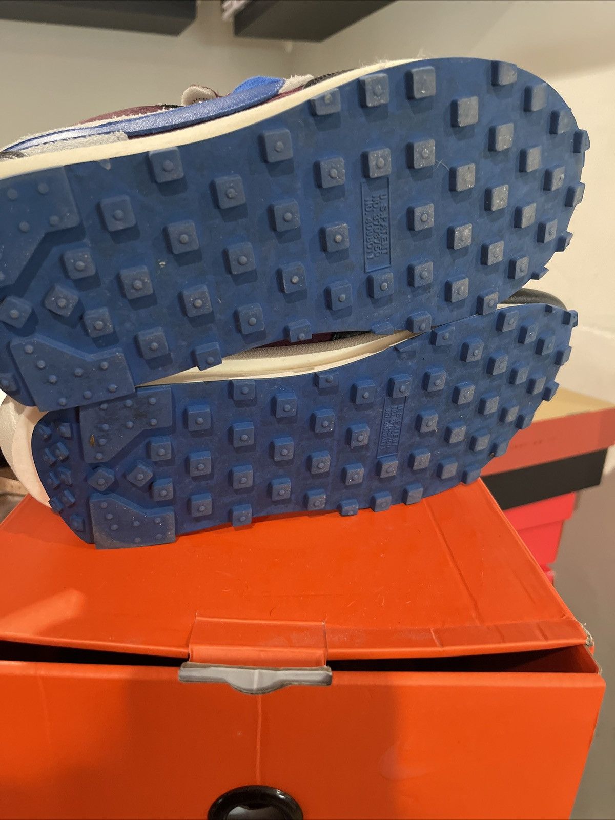 Sacai Nike LD Waffle x Sacai x Undercover Maroon Team Roya | Grailed