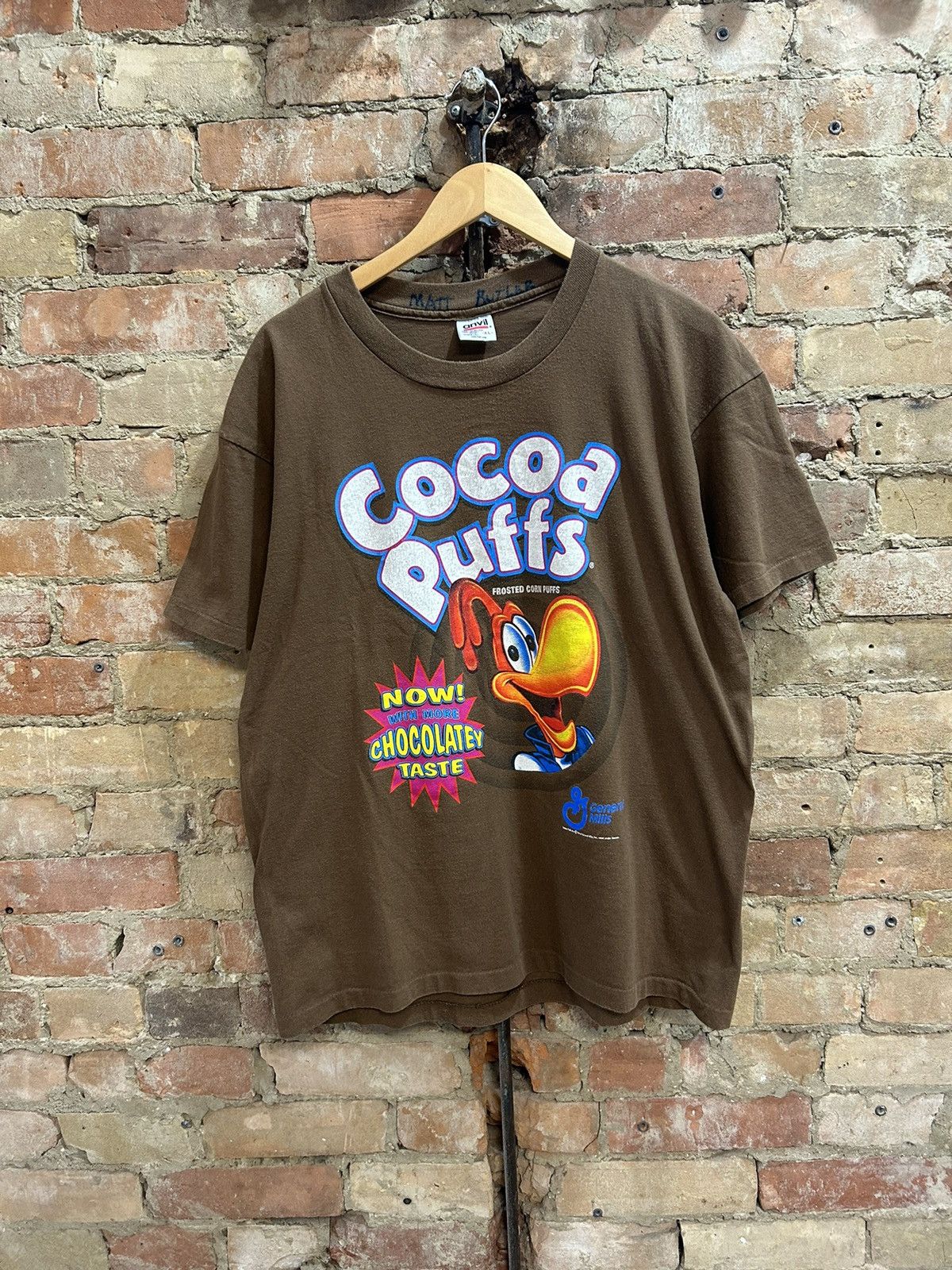 Hype × Streetwear × Vintage 90s Cocoa Puffs Promo Cereal Tee | Grailed
