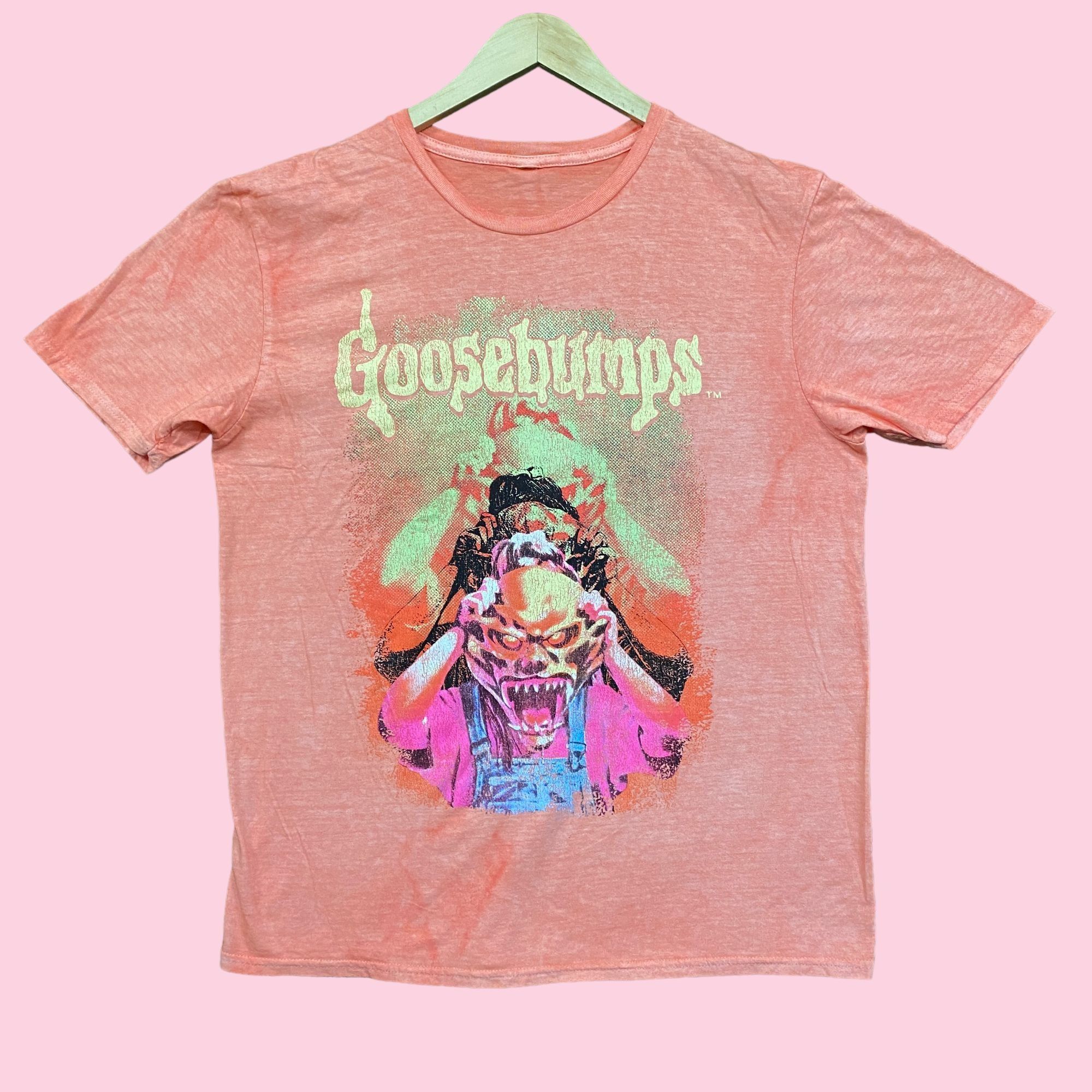 Disney R.L. Stein Goosebumps The Haunted Mask Horror Poster Tee L | Grailed