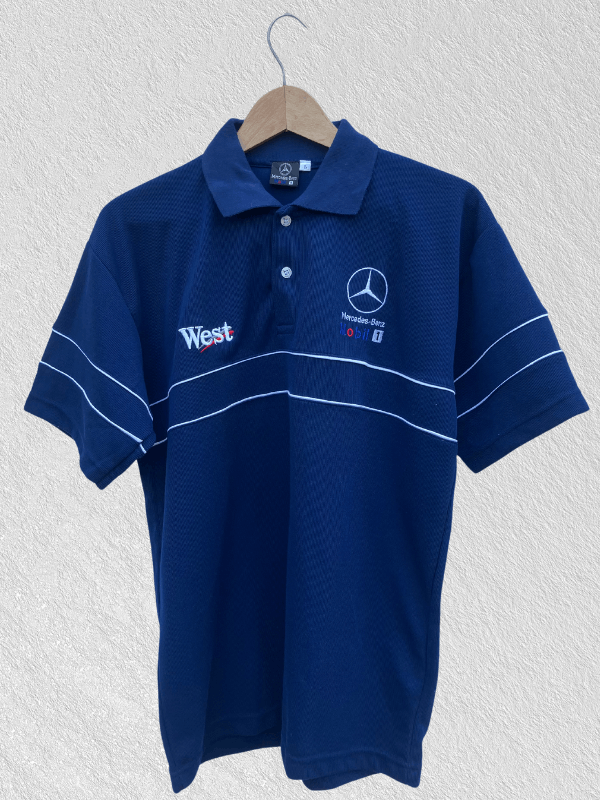 Vintage Mercedes Benz West Mobil Formula 1 Polo Shirt 90s Vintage | Grailed