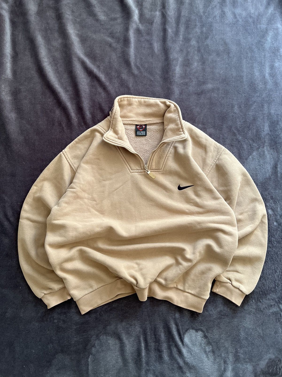 Nike × Streetwear × Vintage NIKE VINTAGE BASIC LOGO OVERSIZE SWEATSHIRT ...