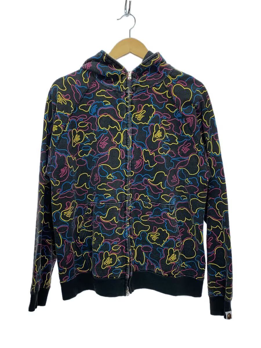 Bape × Nigo OG Bape Neon Camo Full Zip Hoodie | Grailed