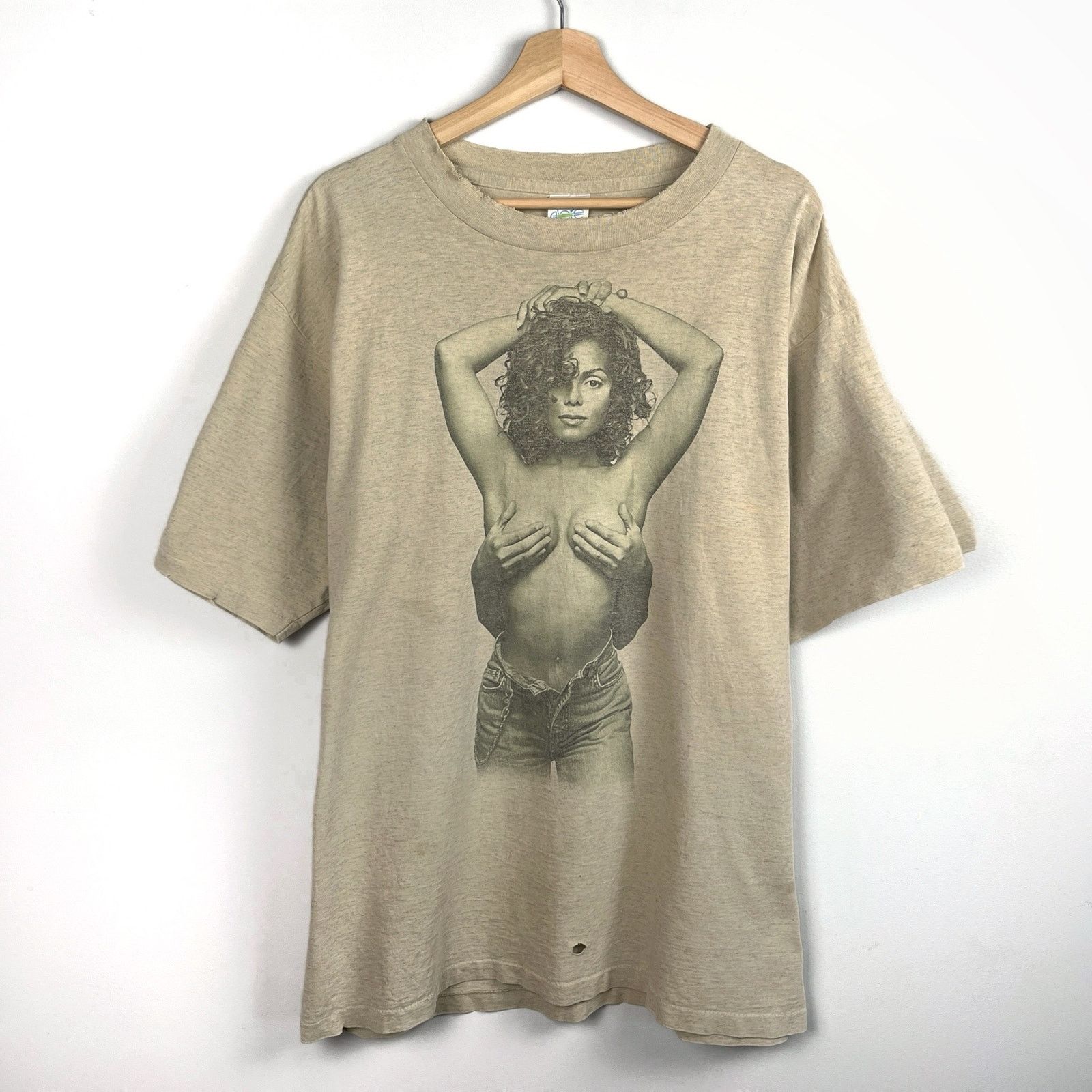 Rap Tees × Vintage *DRY ROT Vtg 1993 Janet Jackson Tour T Shirt XL 90s Rap Tee | Grailed