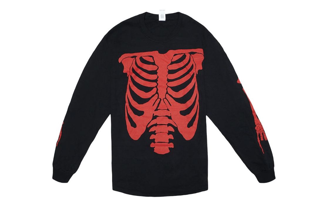 Playboi Carti Die Lit Skeleton Long Sleeve Shirt | Grailed