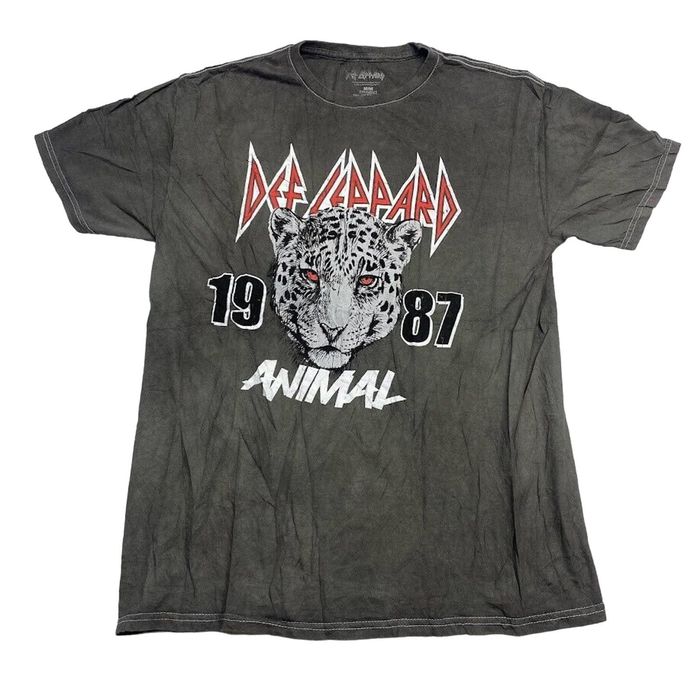 Def Leppard Def Leppard Animal 1987 Graphic Band Tee Vintage Style Sz M ...