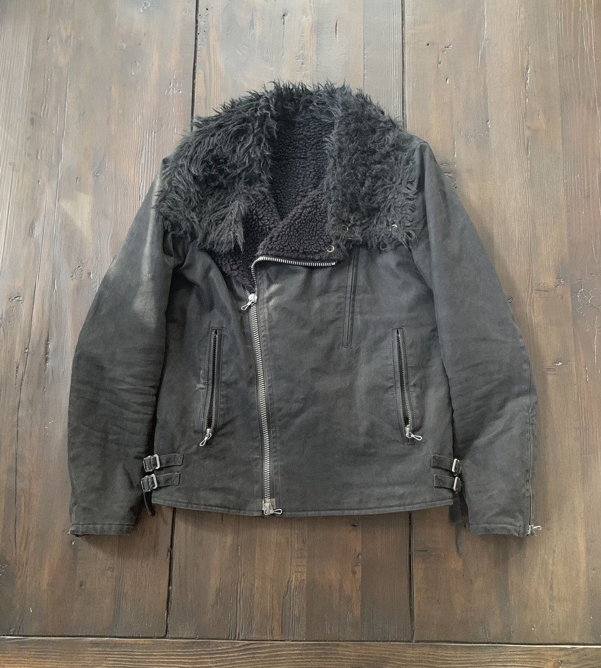 Attachment Fur Rider Jacket | Grailed
