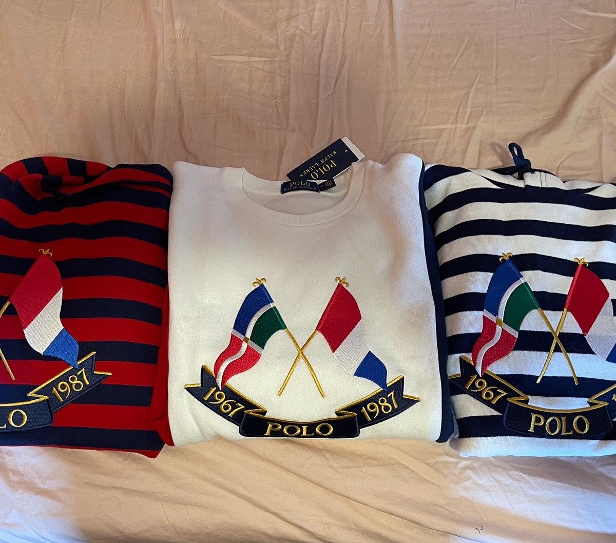 Polo Ralph Lauren Polo Ralph Lauren cross flags anniversary snow beach ...