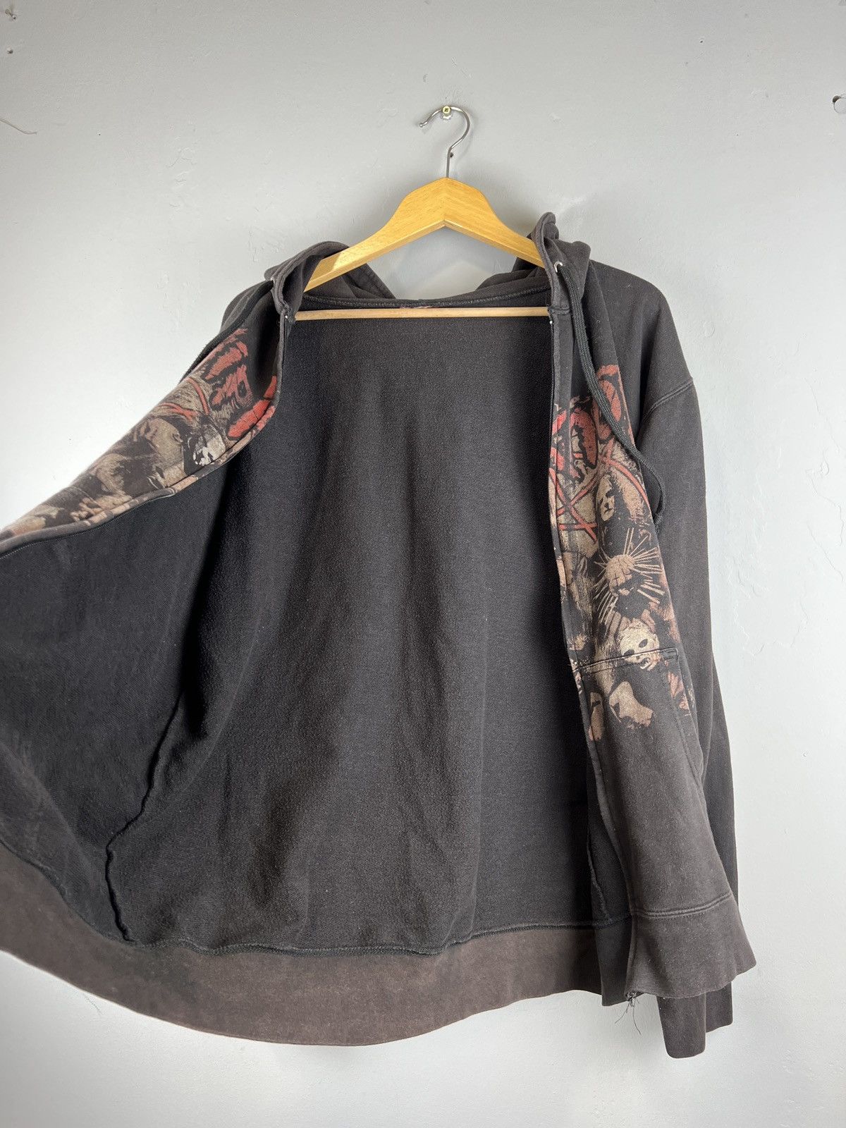 Vintage Vintage Distressed Slipknot hoodie y2k 90s demon 666 style ...
