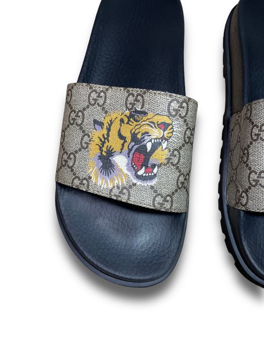 Gucci Gucci Tiger Slides | Grailed