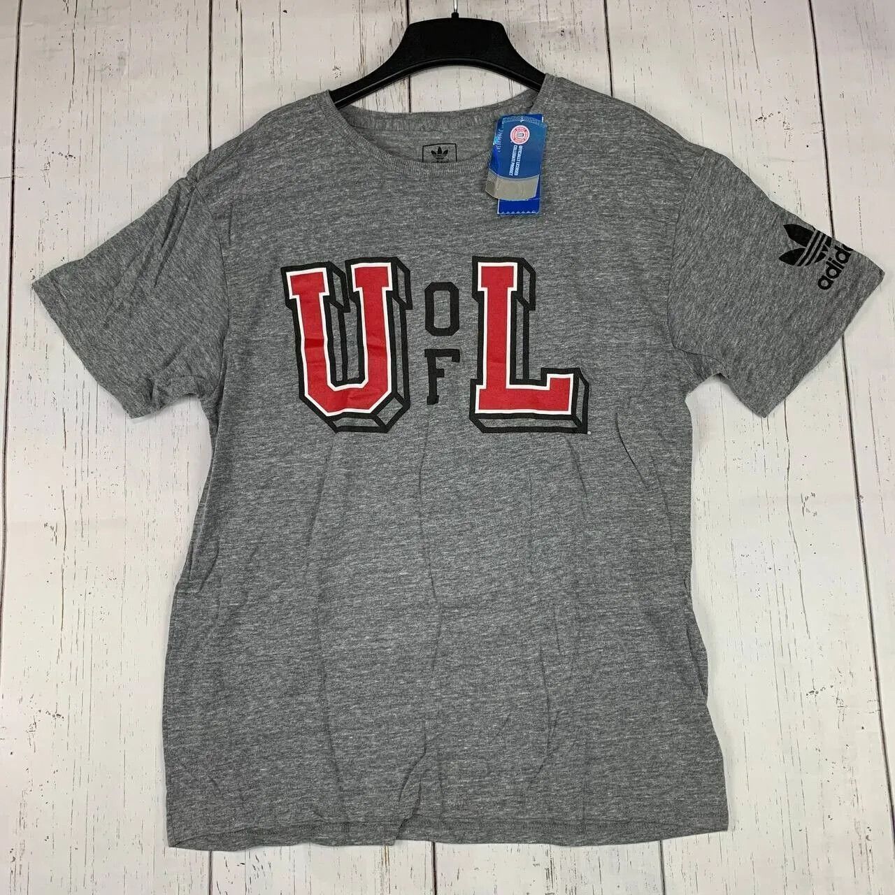 Adidas University of Louisville NCAA Large Casual T-Shirt New Men | Grailed
