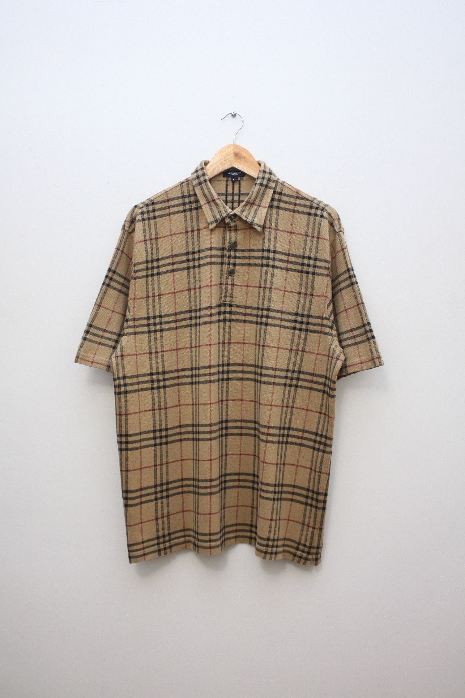 Burberry Nova Check Polo T Shirt XL Men s