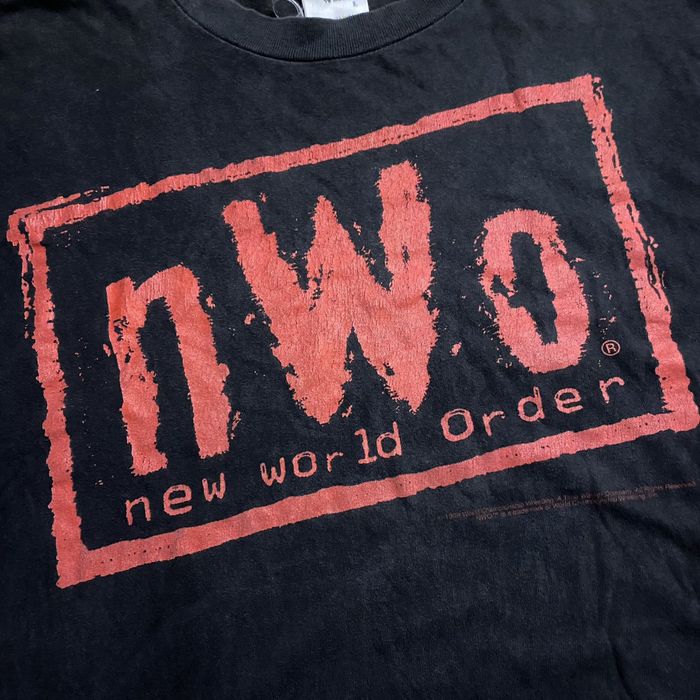 Vintage Vintage 1998 NWO New world order logo WCW/WWF/WWE T-Shirt | Grailed