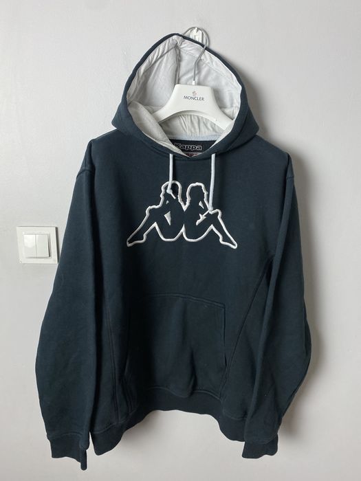 Vintage Kappa vintage big logo hoodie skate hip hop | Grailed