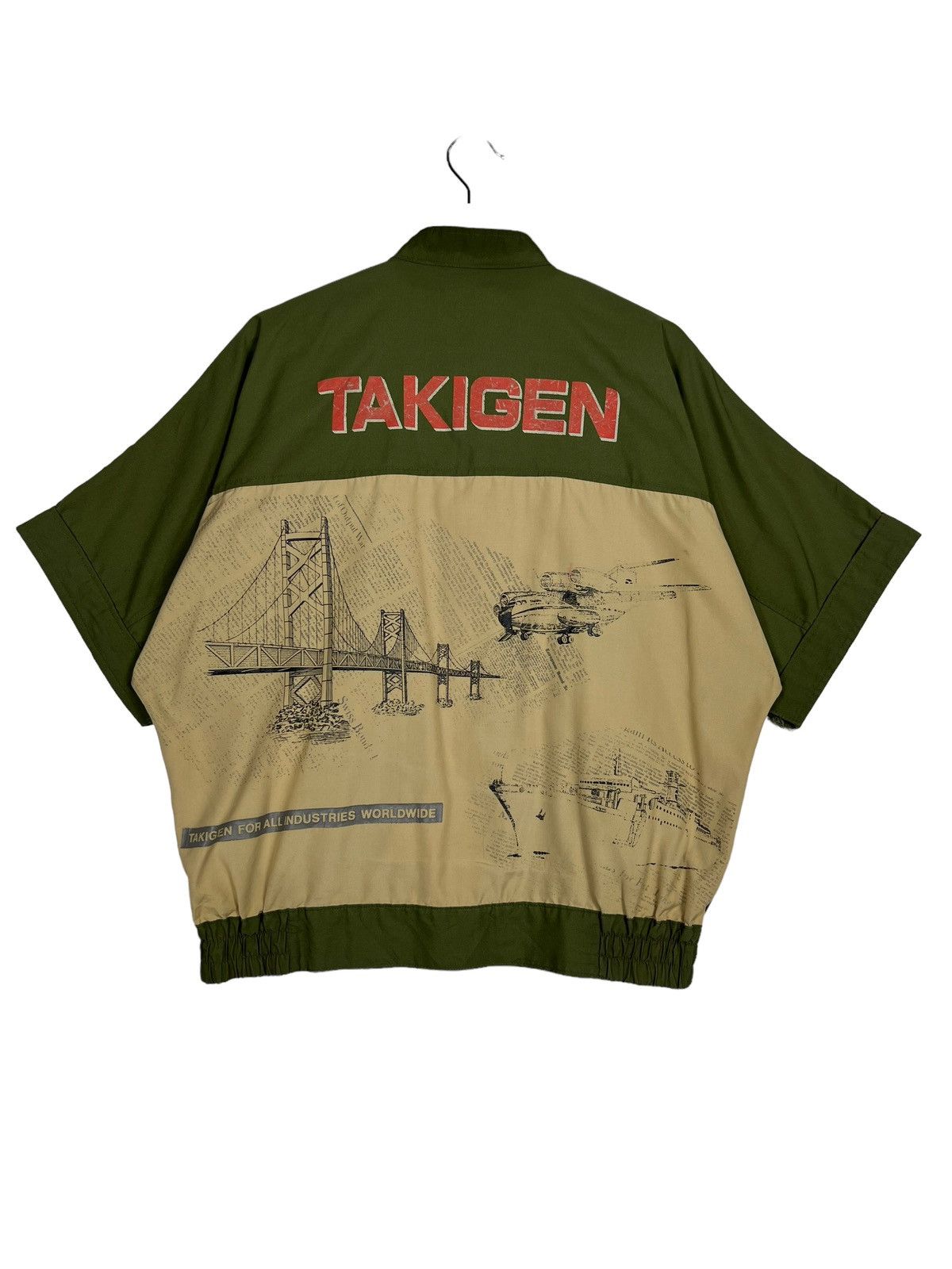 Japanese Brand 🔥 RARE VINTAGE TAKIGEN TOKYO WORKERS SLEEVE LESS JACKET ...