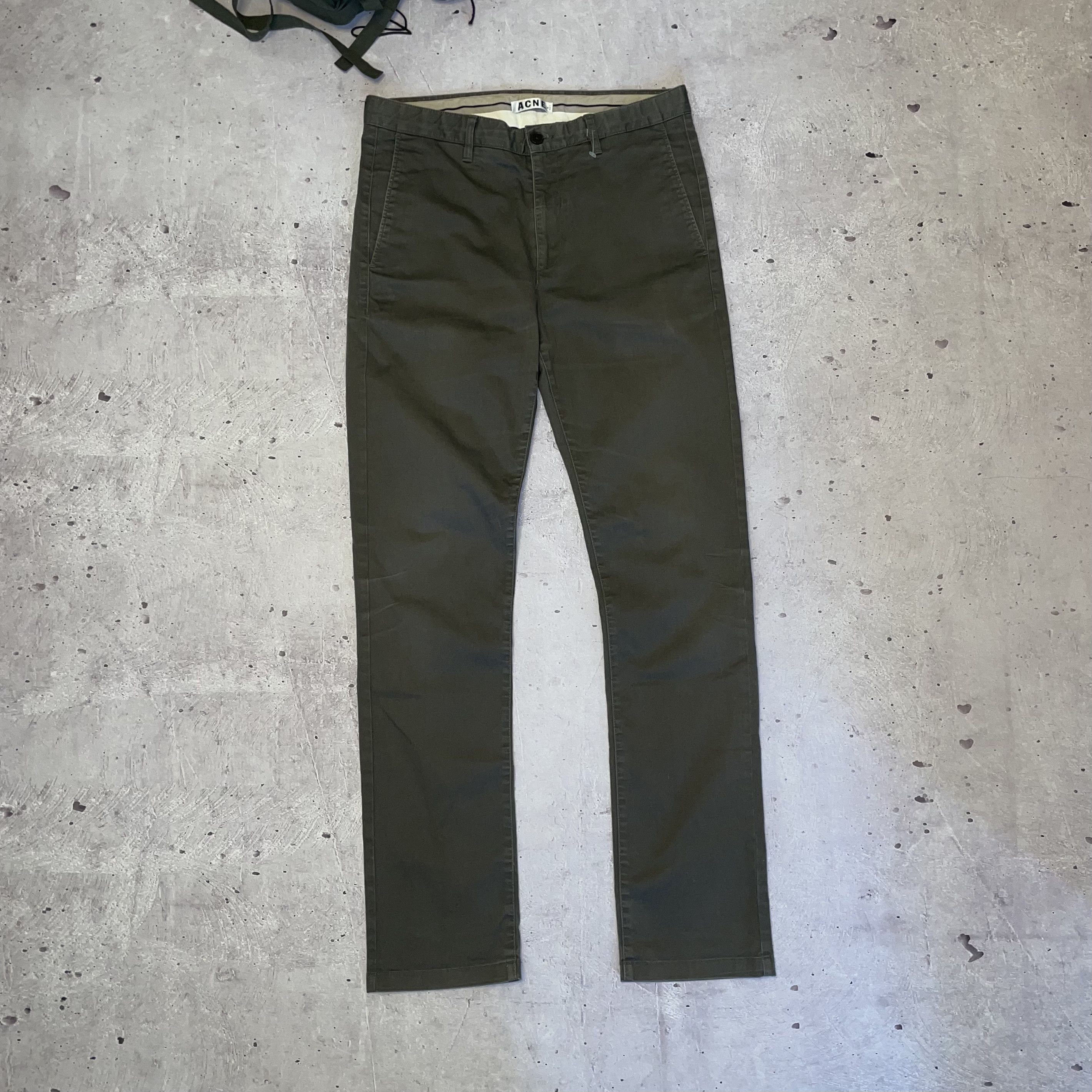 Acne Studios Acne Roc Satin Chino Pants | Grailed