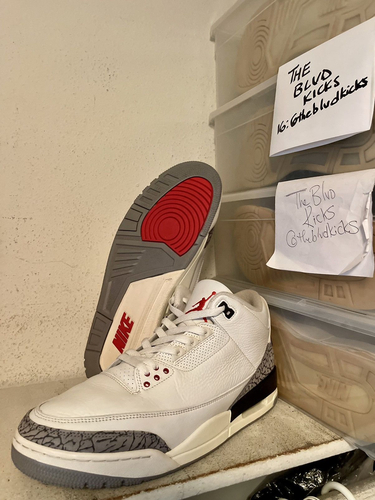 Jordan Brand Nike Air Jordan Retro III 3 Reimagined White Cement | Grailed