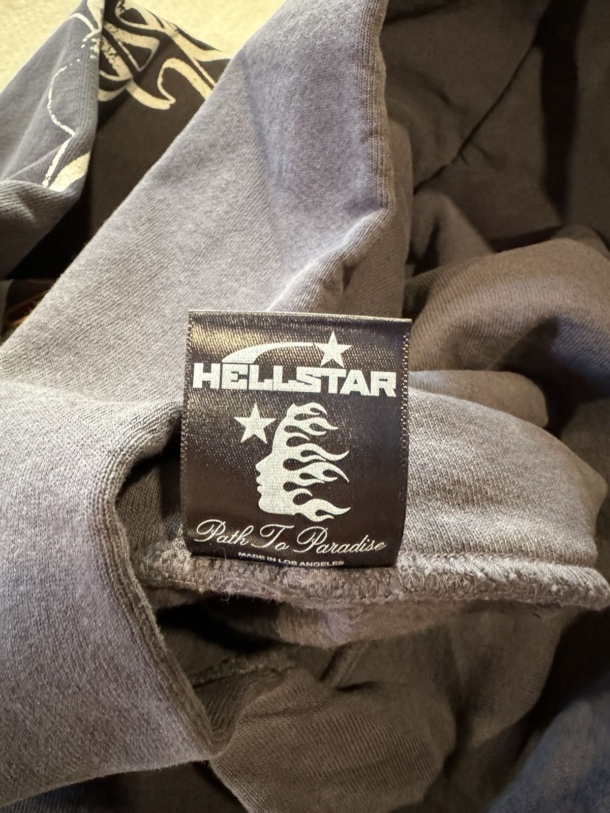 HELLSTAR Hellstar Records Tour Hoodie Vintage Black | Grailed