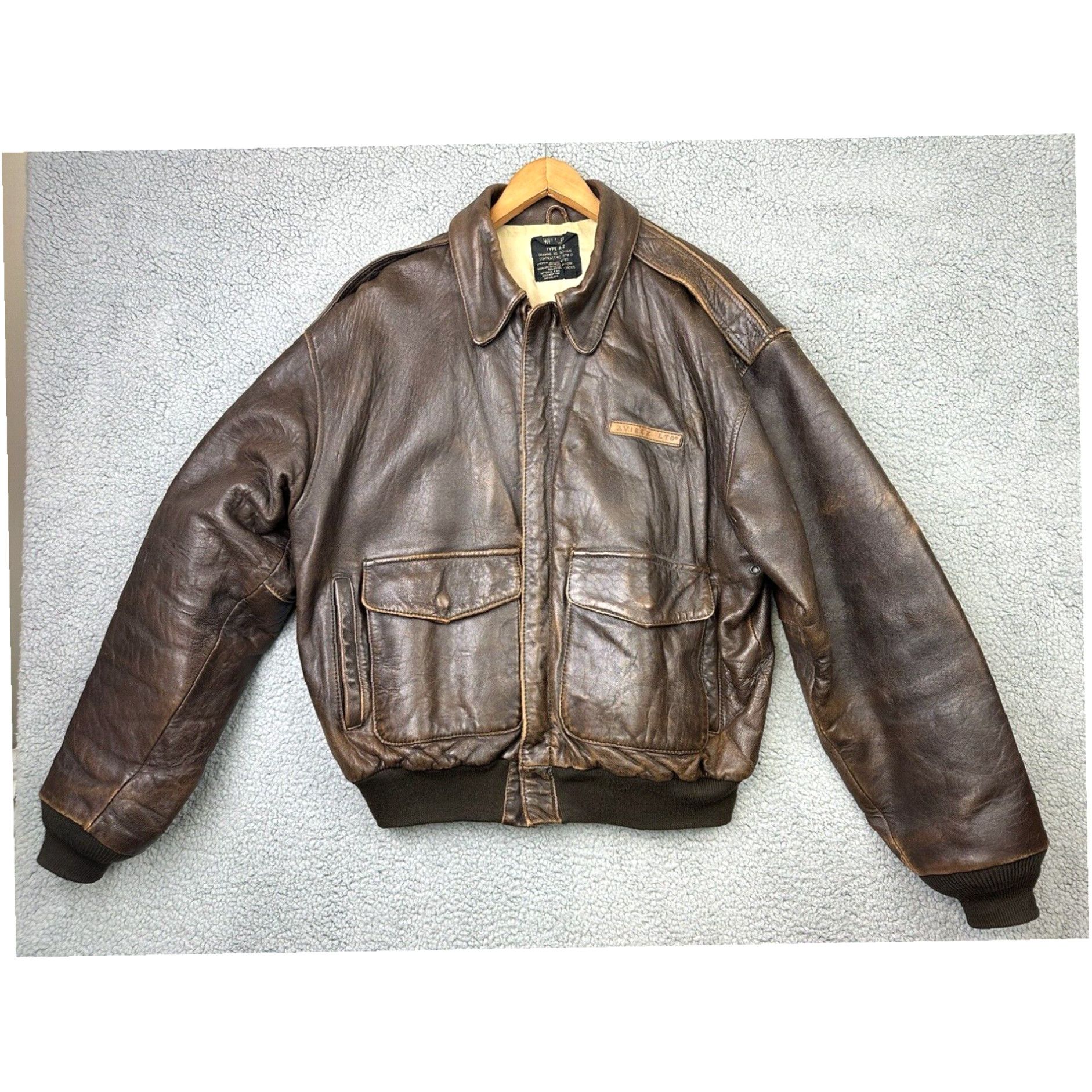 Avirex Authentic Vintage Avirex Limited Edition Type A2 Bomber Jacket ...