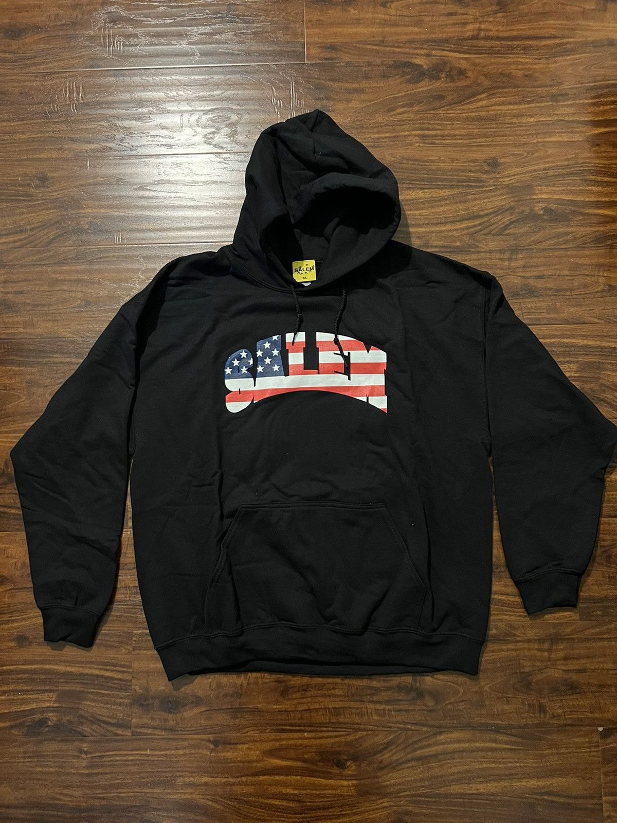 Drain Gang Salem S4LEM American Flag Hoodie | Grailed