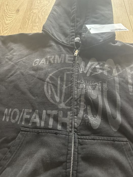 No Faith Studios No Faith Studios Zip Up Hoodie | Grailed