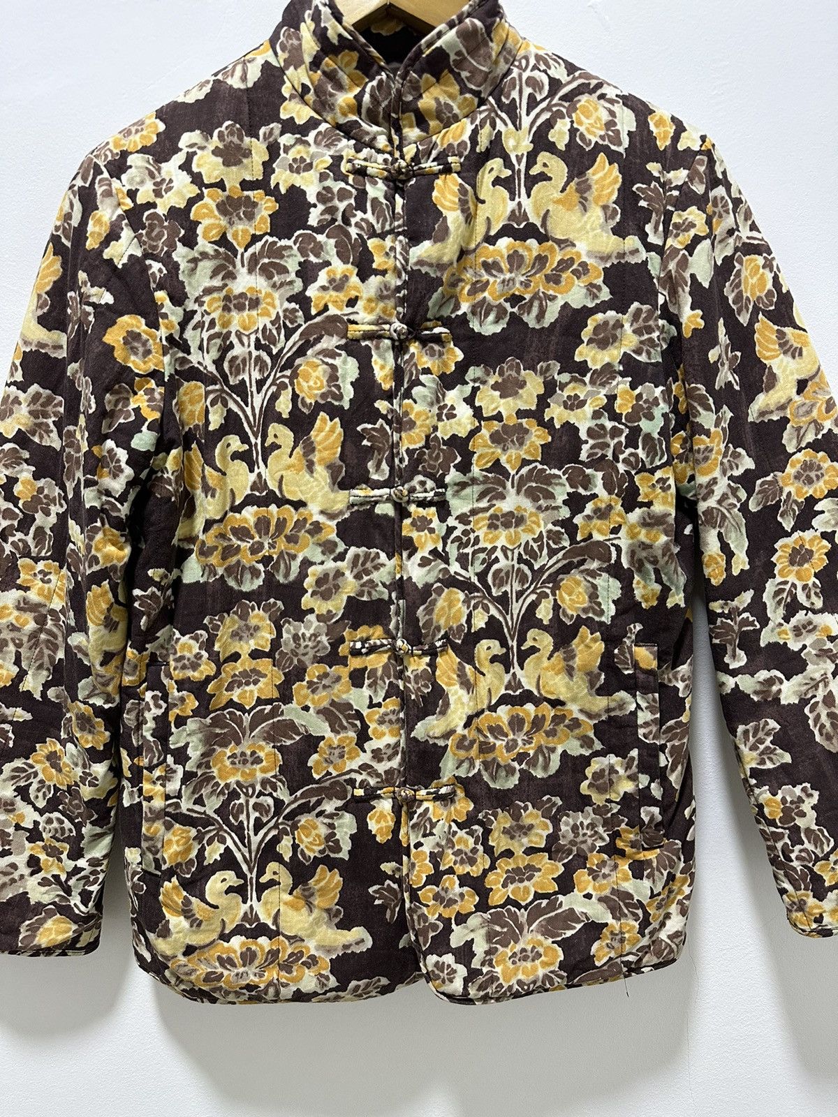 45rpm Vintage 45Rpm Mandarin Jacket Full Print Floral Design | Grailed