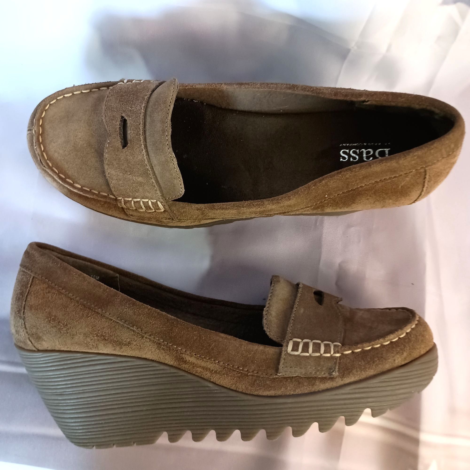 Bass GH Bass & Co Emerson Suede Wedge Shoes Size 10 Women’s Leath | Grailed