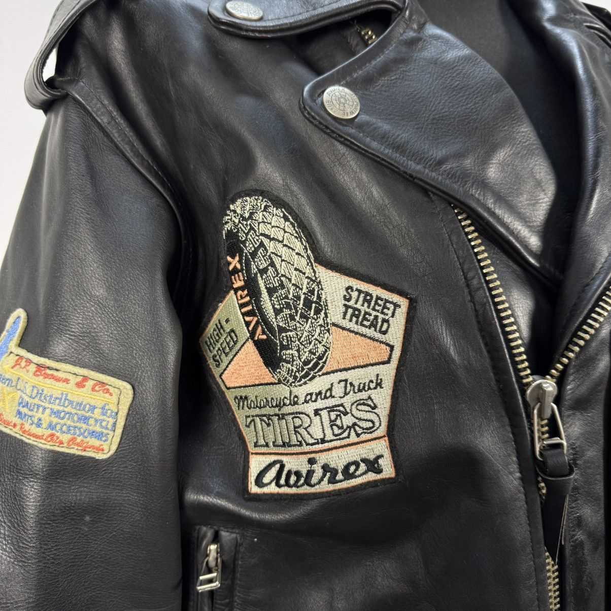 Avirex AVIREX vintage leather jacket motorcycle | Grailed