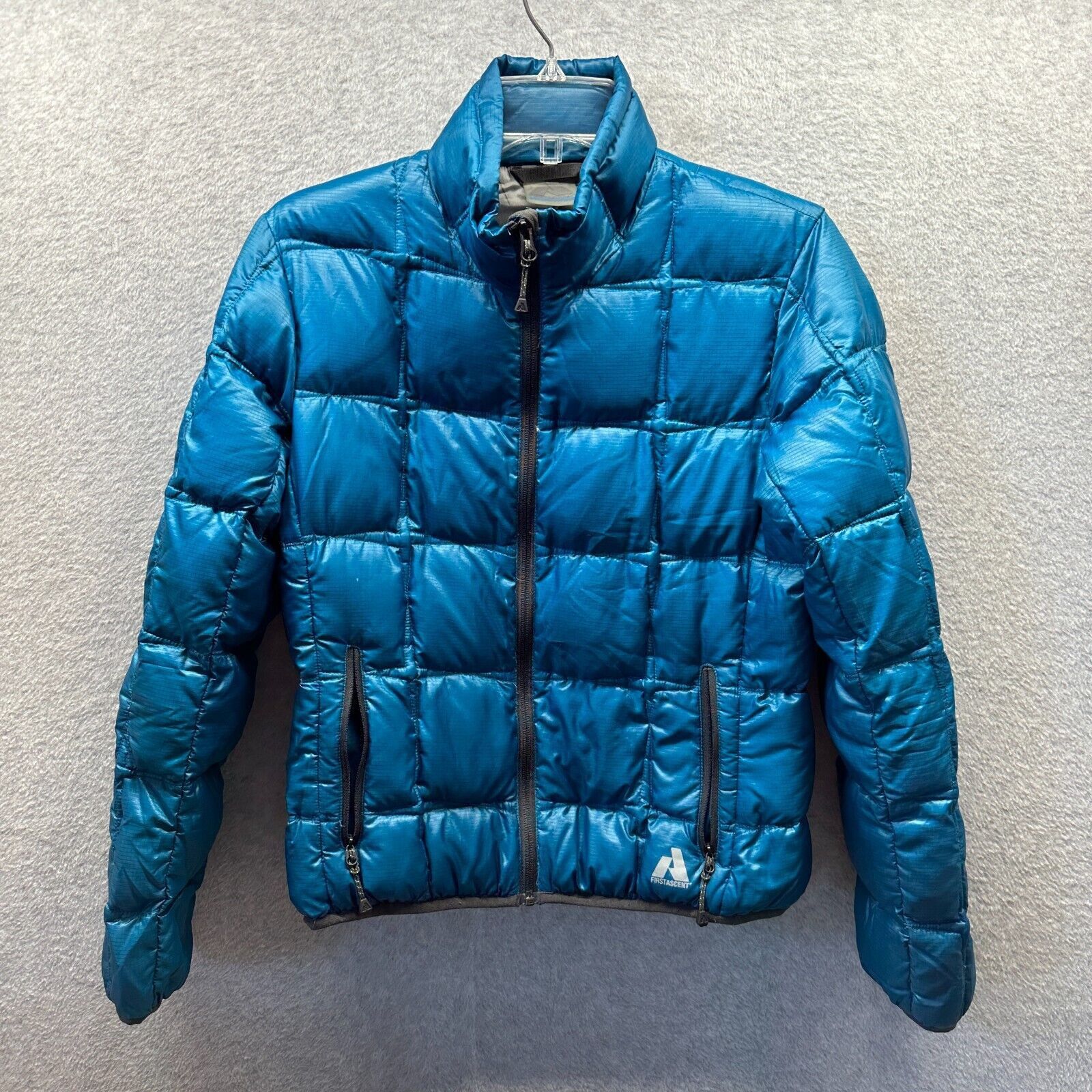 Eddie Bauer Eddie Bauer Jacket Womens Petite Medium Blue 800 Fill Goose ...