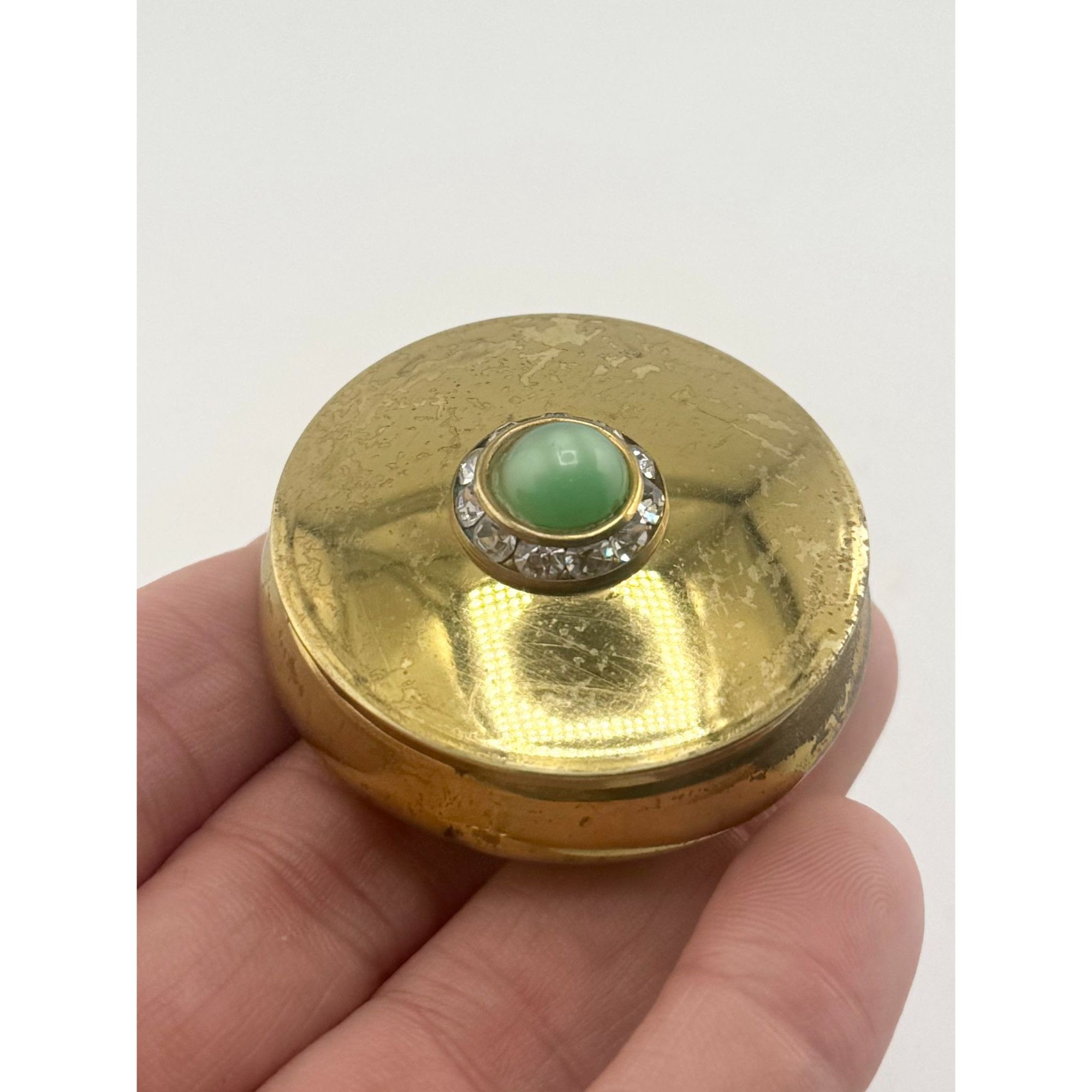 Vintage Vintage rhinestone pill trinket box | Grailed
