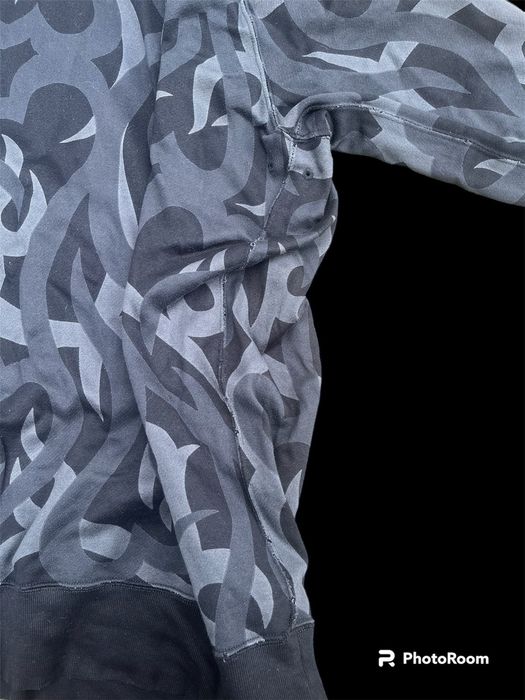Number (N)ine Number Nine Tribal Heart Camo Hoodie | Grailed