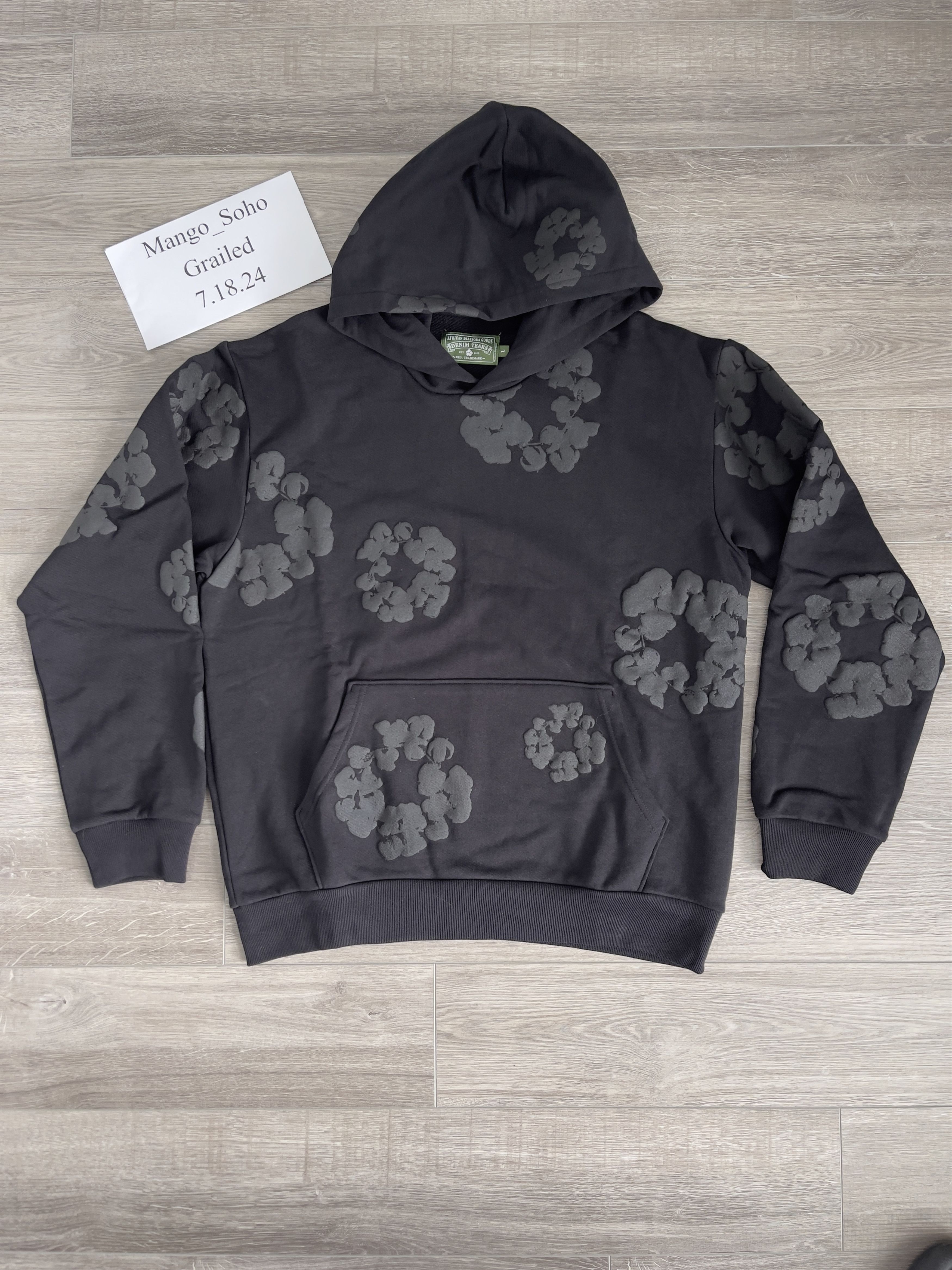 DENIM TEARS Denim Tears Monochrome Hoodie | Grailed