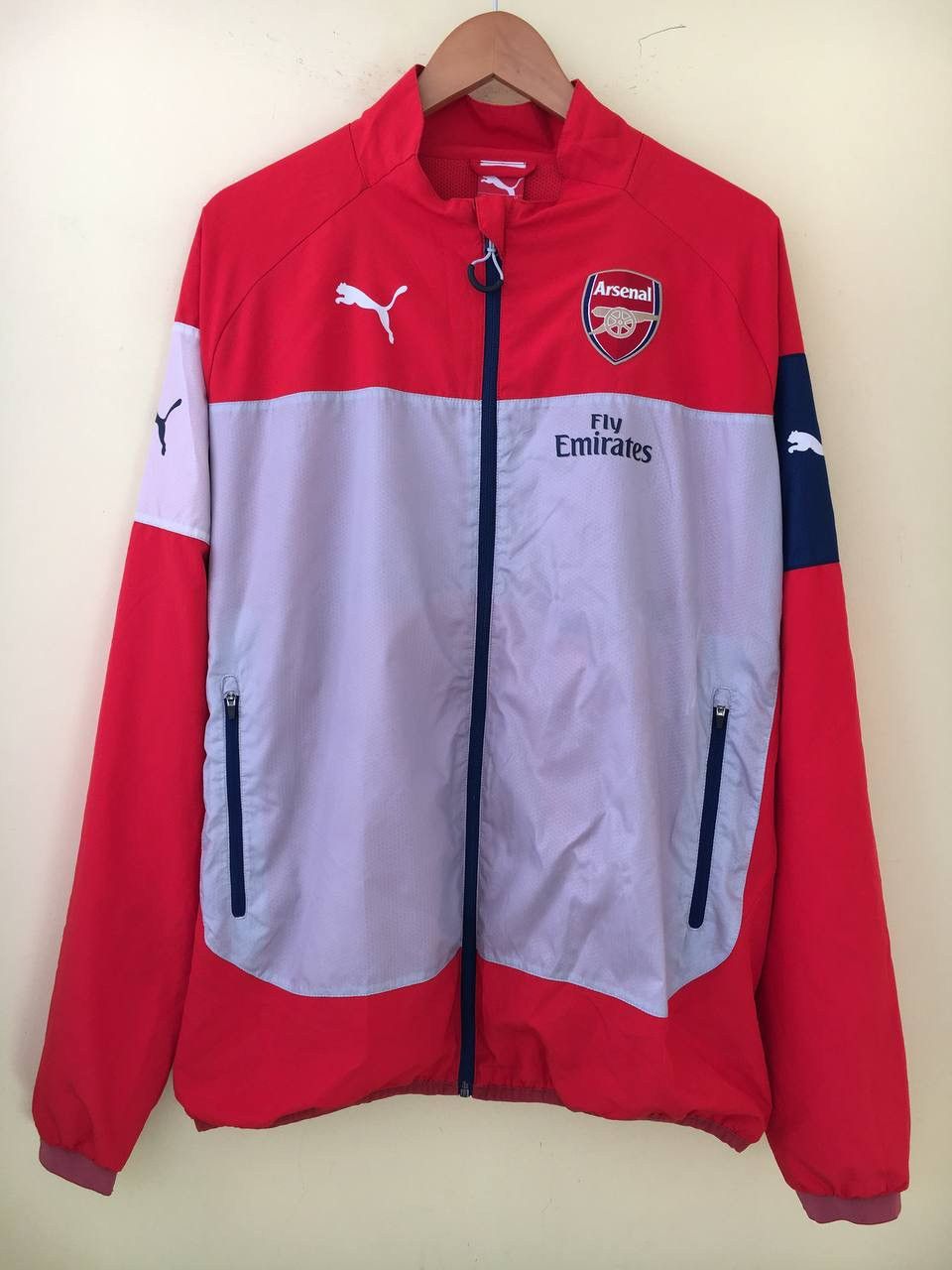 Puma Arsenal FC Gunners Puma football soccer training jacket | Grailed
