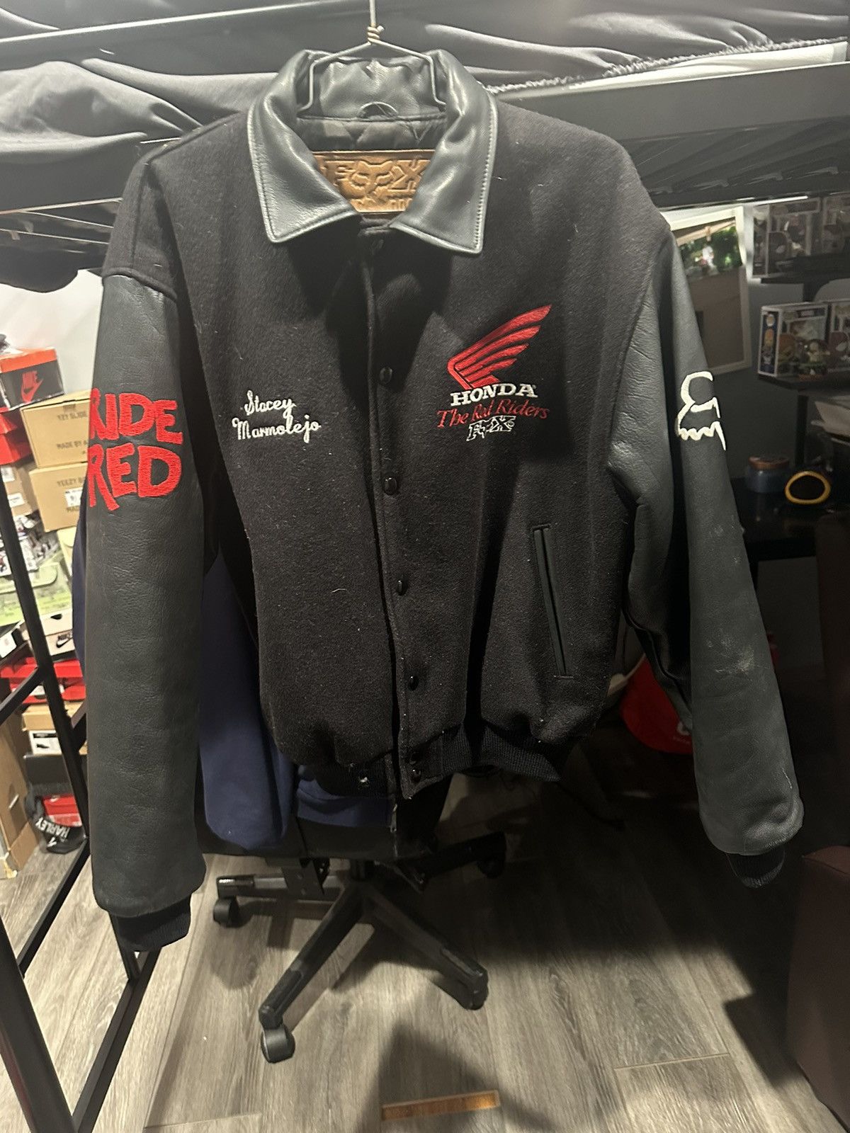 Vintage Vintage Honda Racing leather Jacket | Grailed