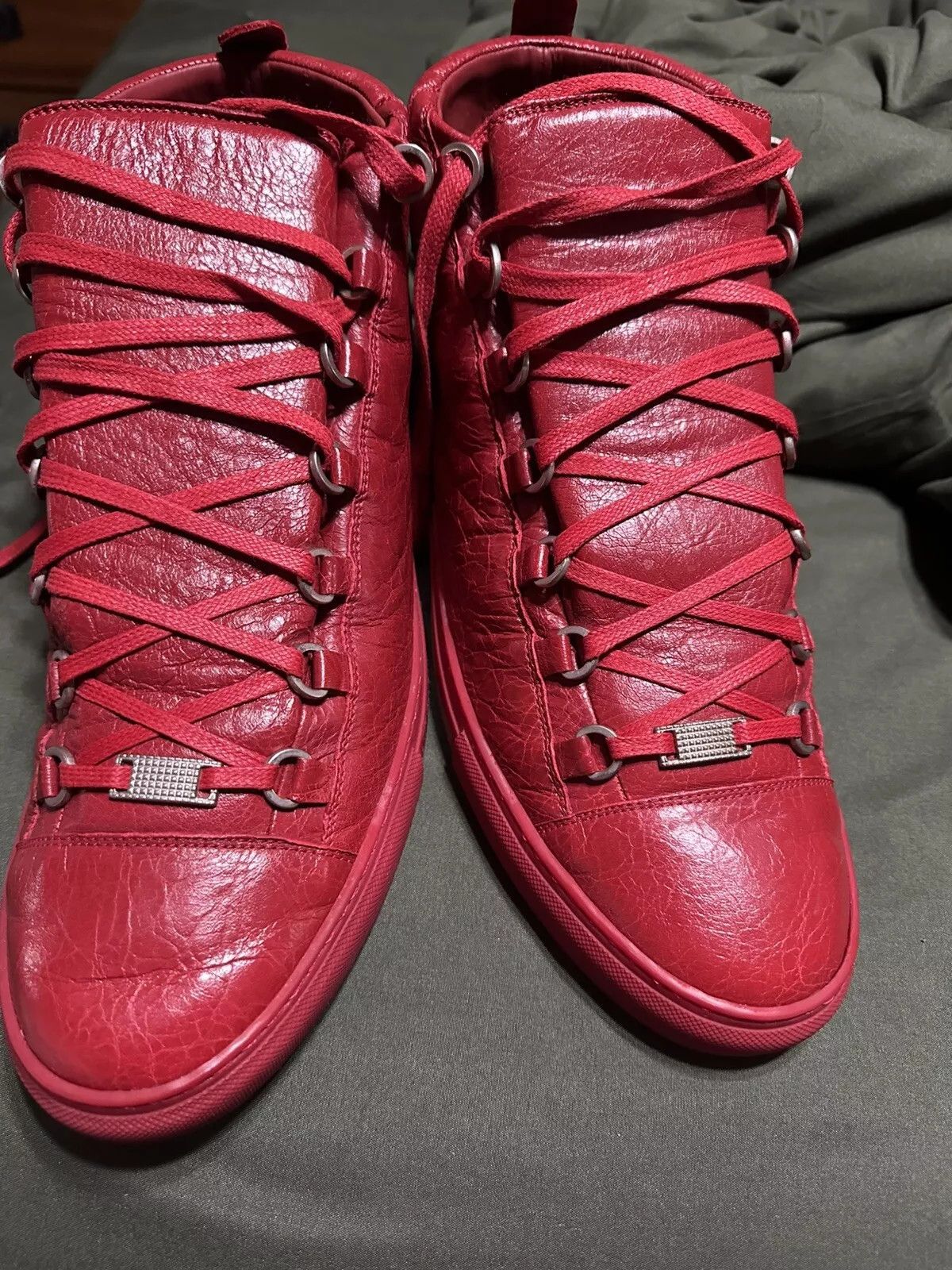 Balenciaga Balenciaga Arena Red High 13 | Grailed