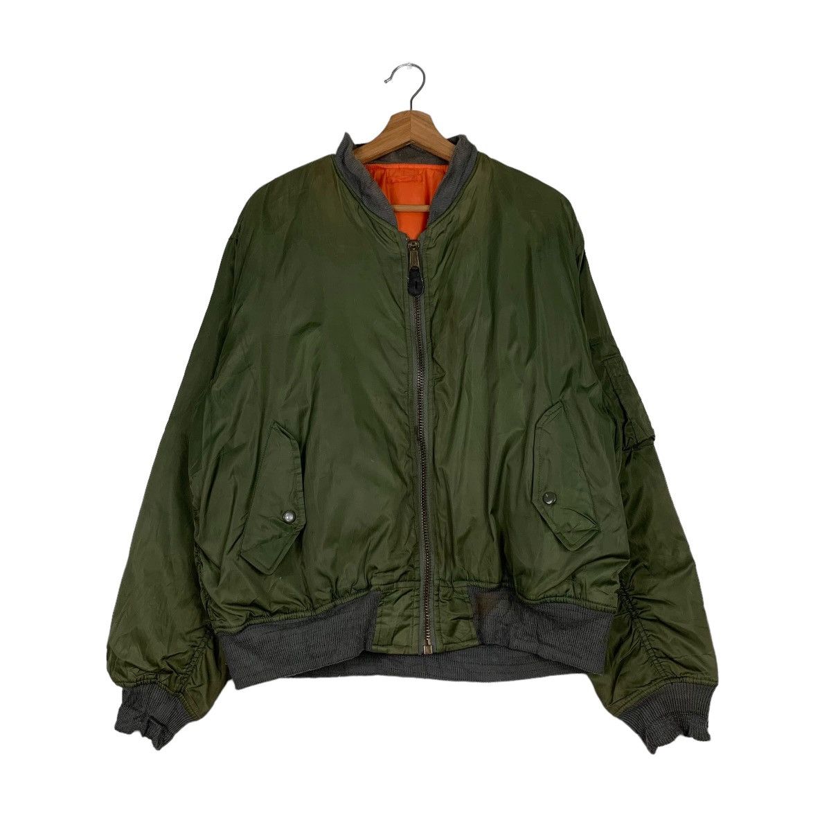 Bomber Jacket × Ma 1 × Military Reversible MA1 Flight Jacket Bomber ...