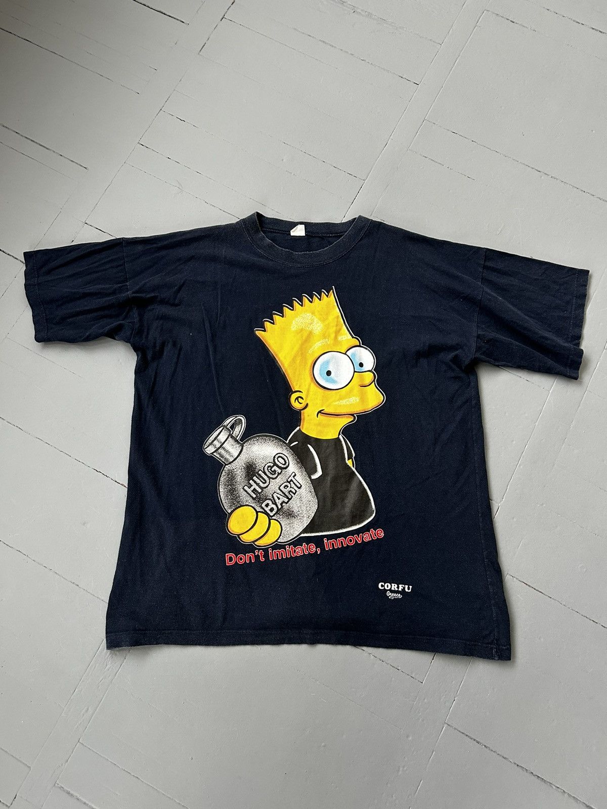 Streetwear × The Simpsons × Vintage Hugo Bart Simpsons T-shirt | Grailed