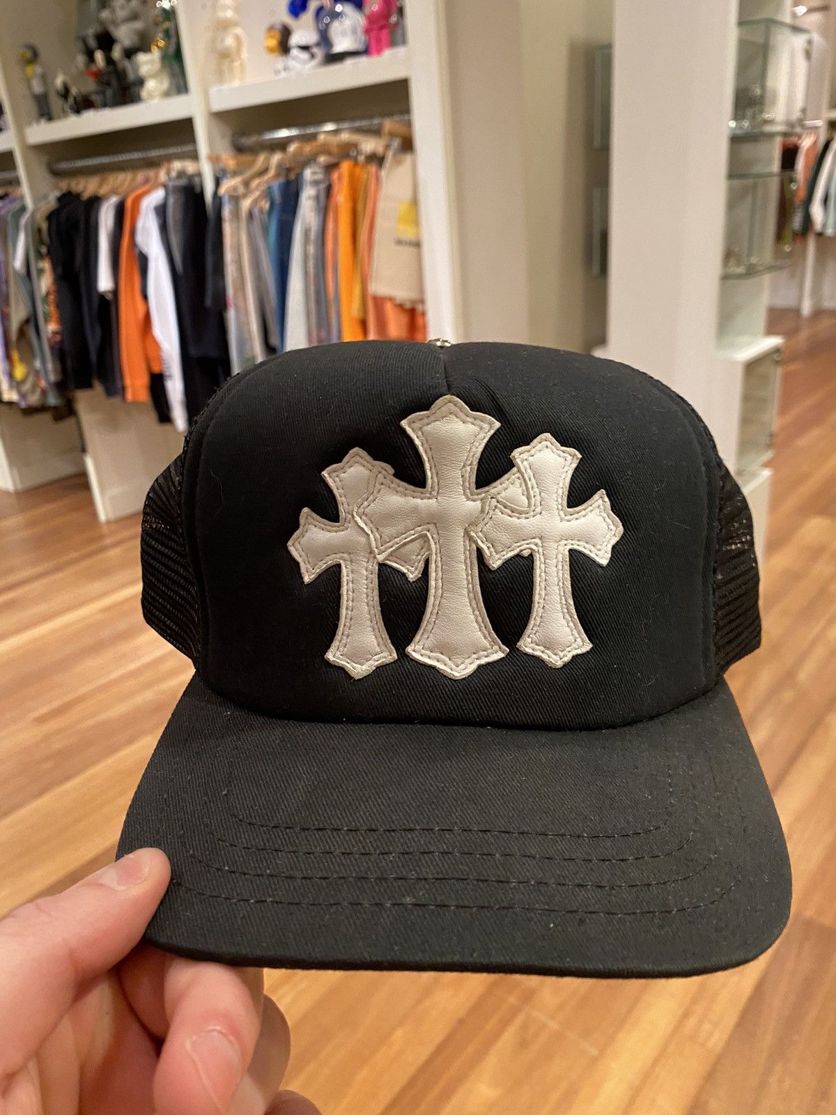 Chrome Hearts Chrome Hearts Cemetery Cross Hat | Grailed