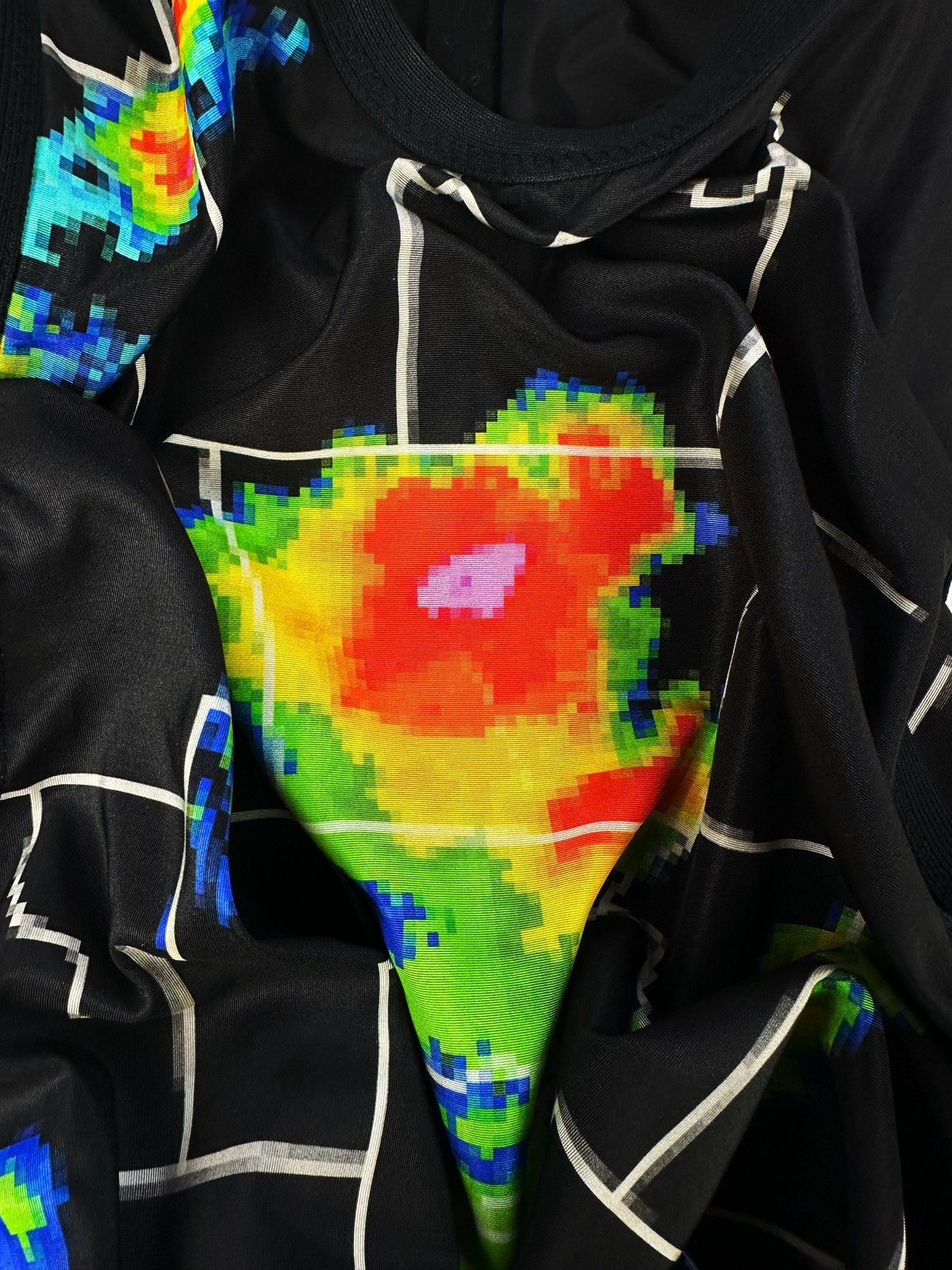 Prada SS17 Prada ‘Radar’ Pixelated Ripstop Graphic Nylon Vest | Grailed