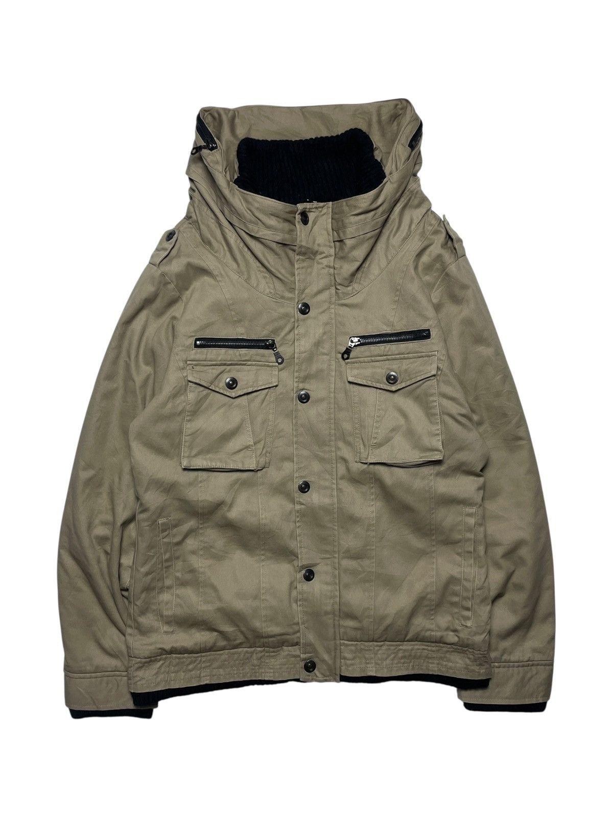 Japanese Brand 2000’s Tess - Cyber Military Riders Bono Jacket | Grailed