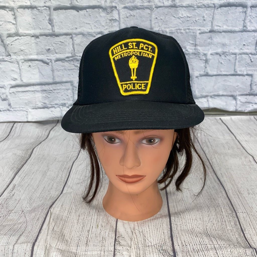 Other Vintage 80’s hill St. Metropolitan police Dept baseball cap one ...