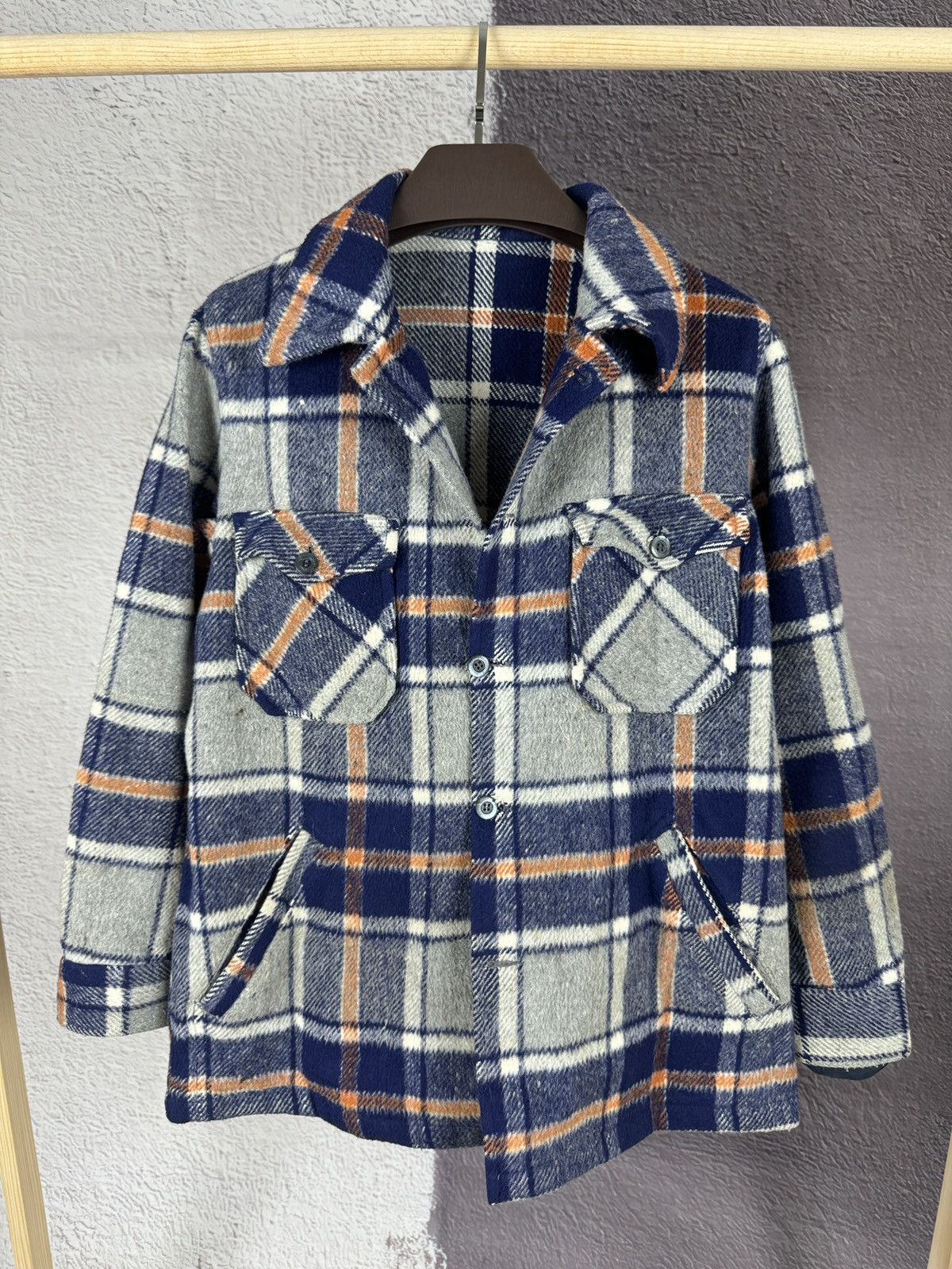 Flannel × Fox Flannel × Vintage Cecil Fox vintage 90s heavy flannel ...