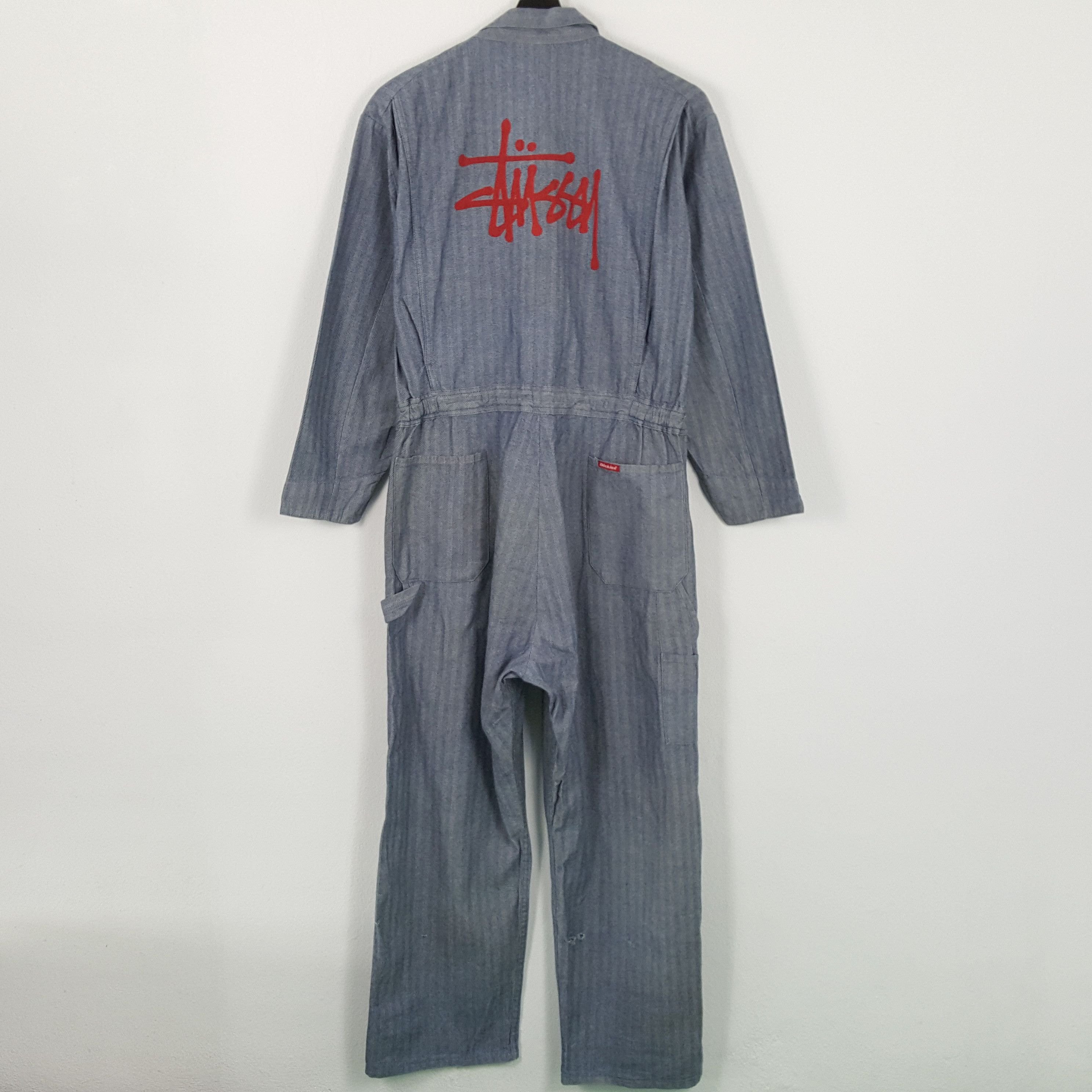 Dickies × Stussy × Vintage DICKIES X Custom STUSSY Art Workwear Style ...