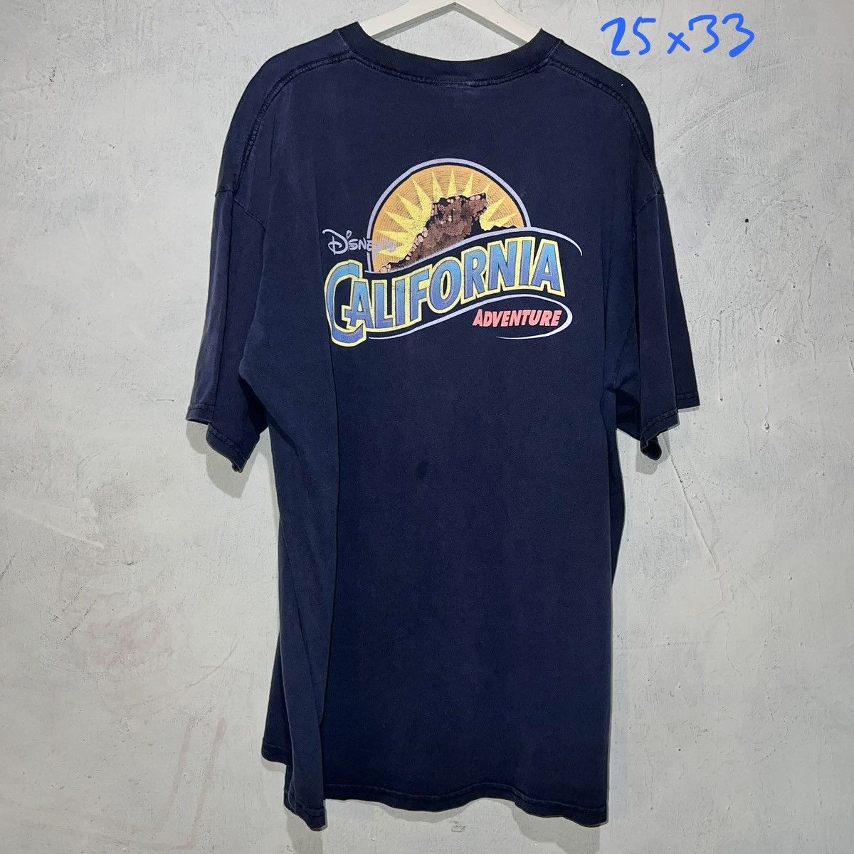 Disney × Streetwear × Vintage 25x33 Vintage Disney California Adventure ...