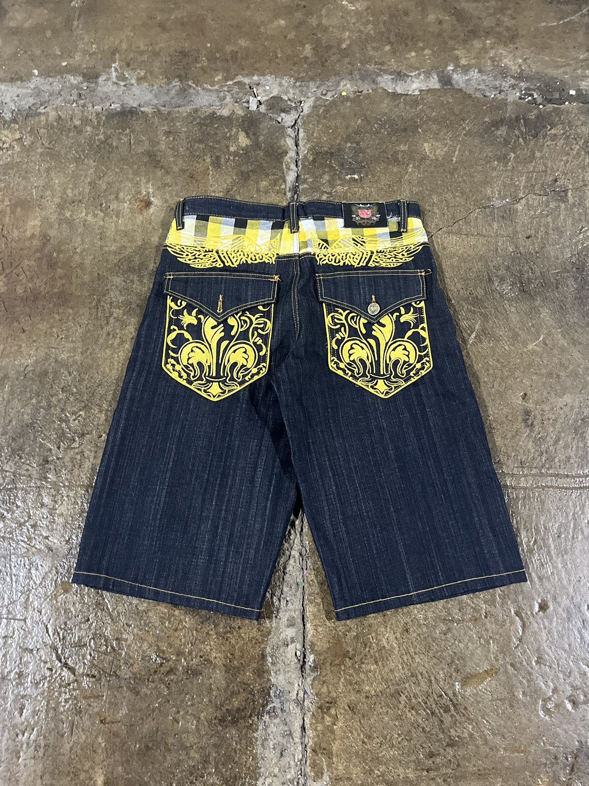 Affliction × JNCO × Vintage Crazy Vintage Y2K Baggy Jorts Skater Skater ...