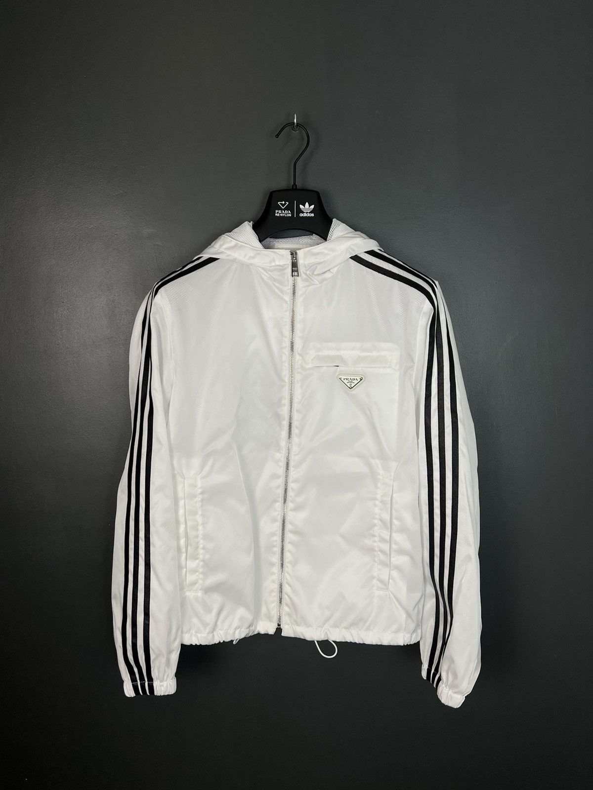 Adidas × Prada Adidas x Prada Re-Nylon Hooded Track Jacket | Grailed